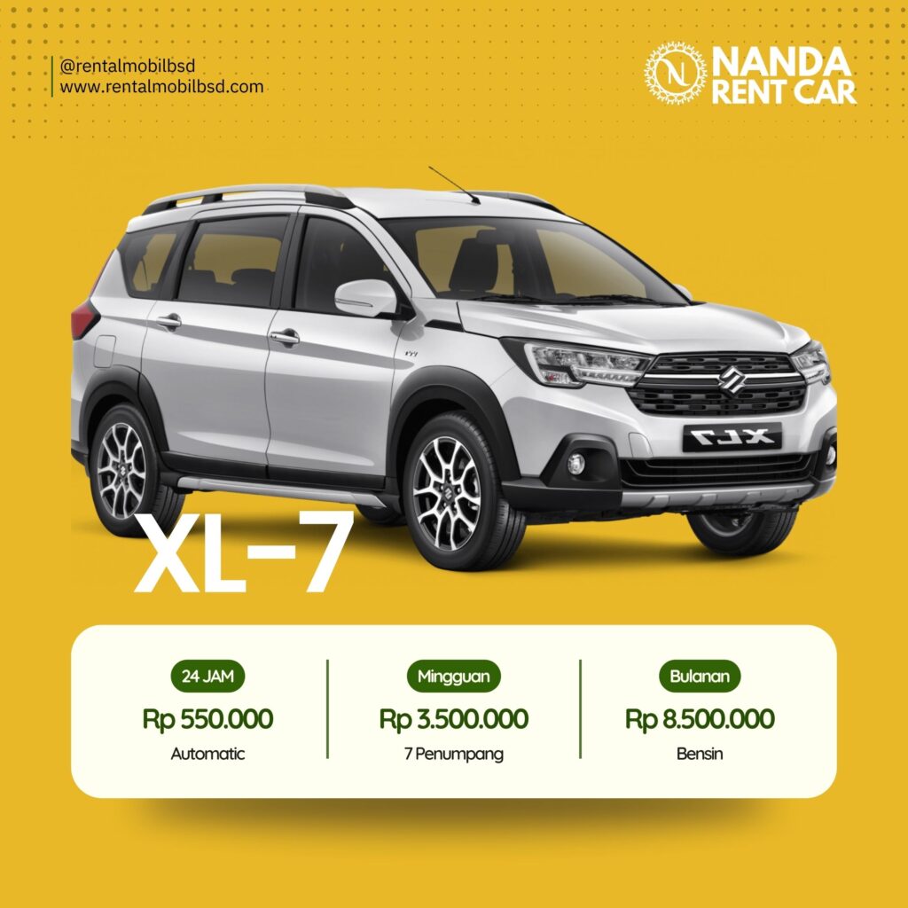 Suzuki XL-7 - Sewa Mobil Wisata Keluarga Terdekat